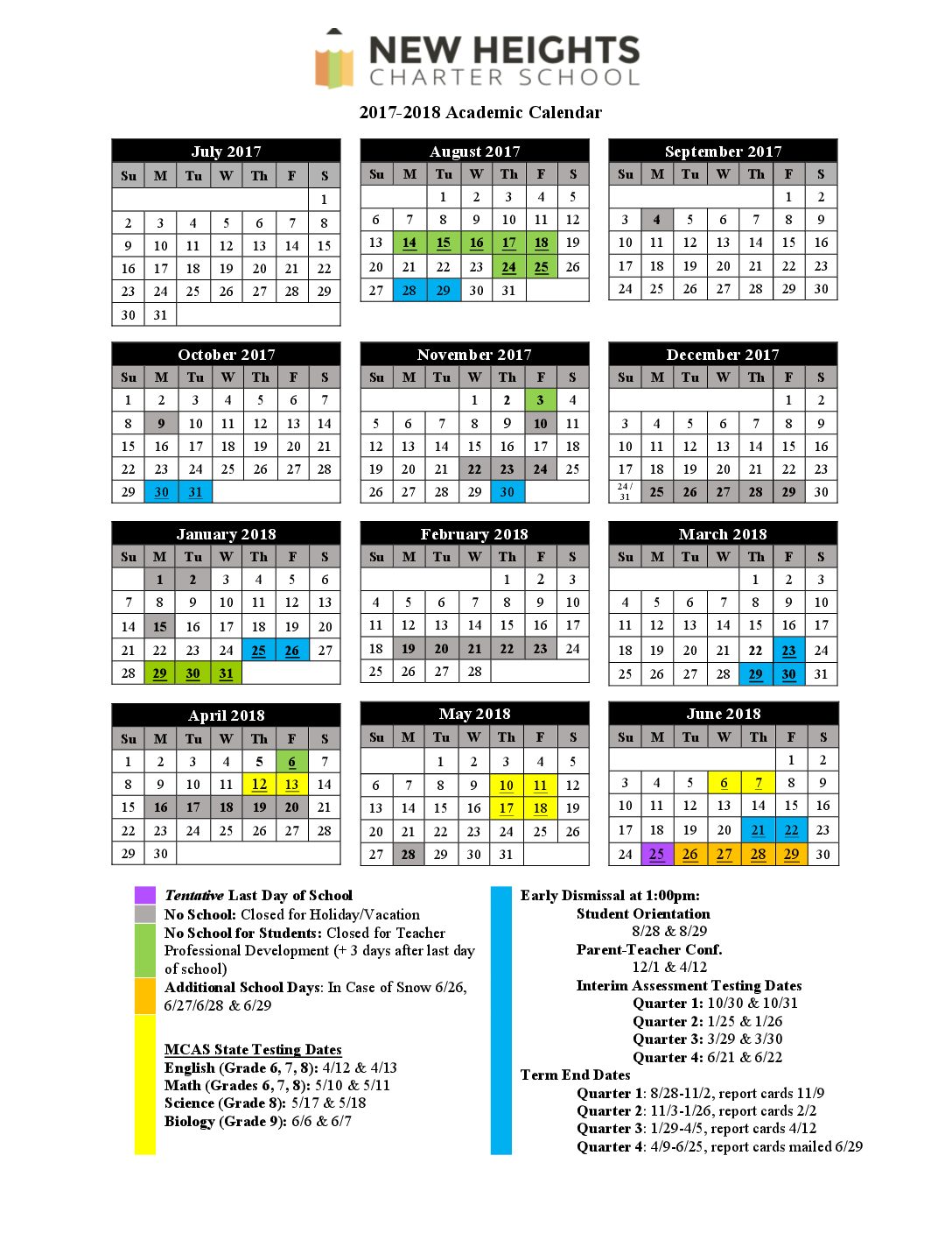 2017 2018 School Calendar Printable Prospective UNT 2017 18 Academic